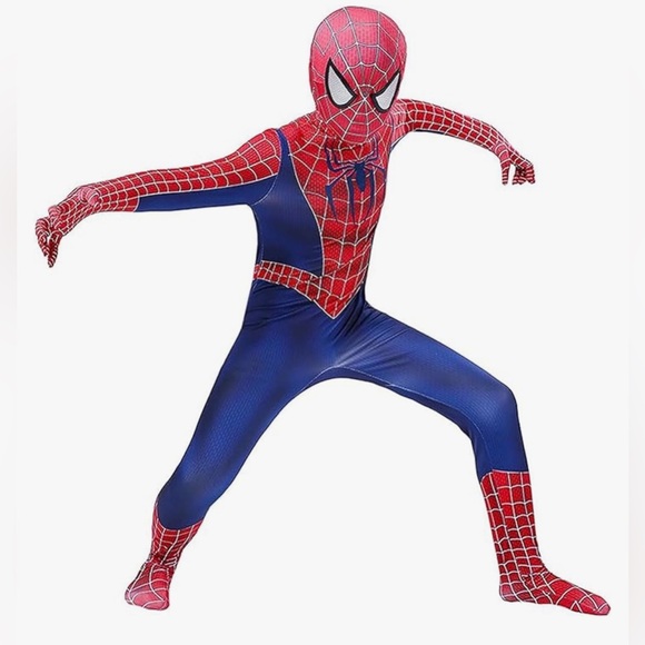 Costumes | Super Hero Cosplay Costume Spiderman For Boys Kids Medium ...